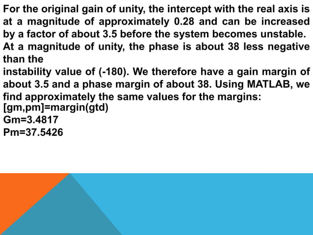 Design of sampled data control systems part 2. 6th lecture | PPTX