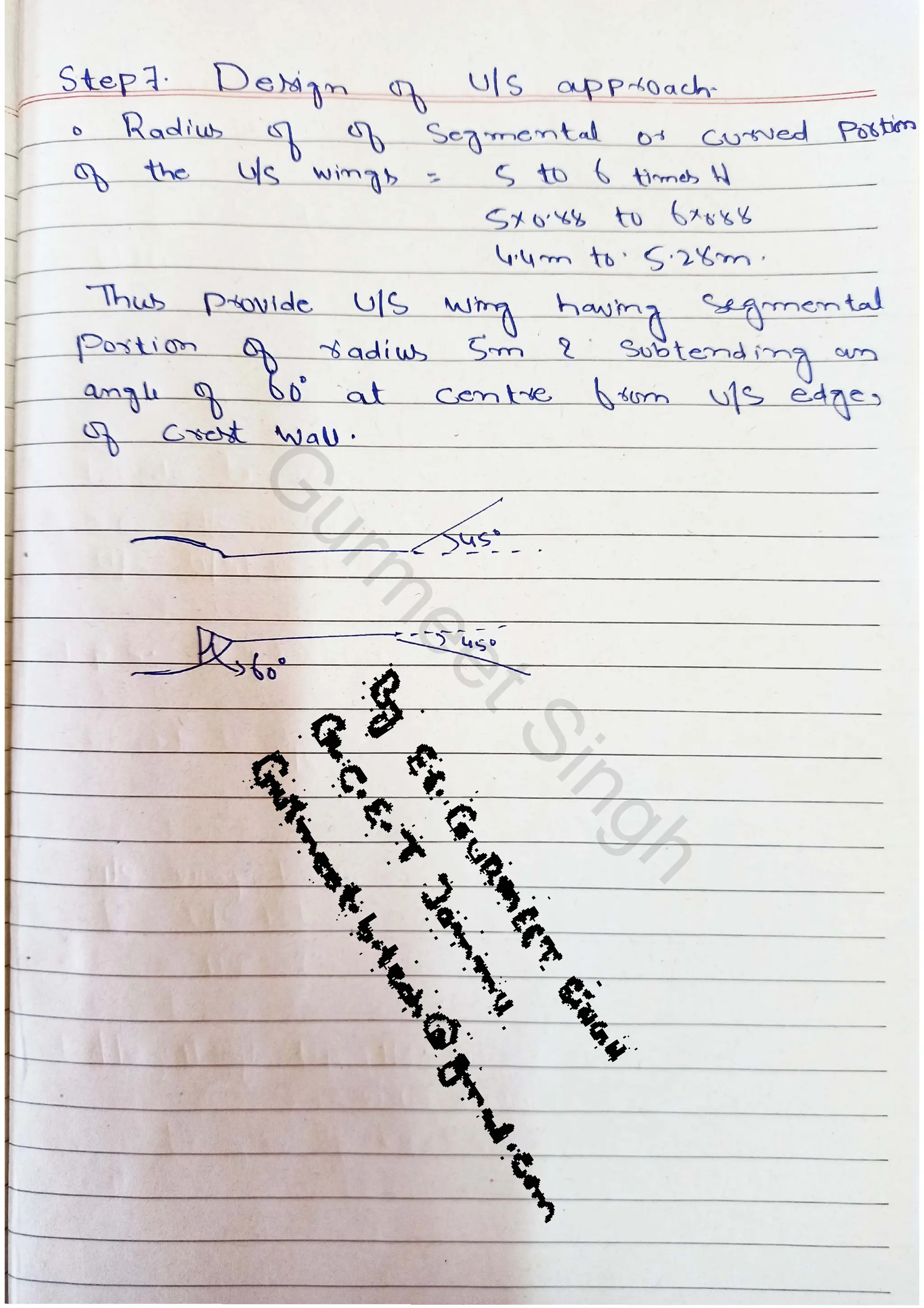 Design of sarda fall full problem solved | PDF