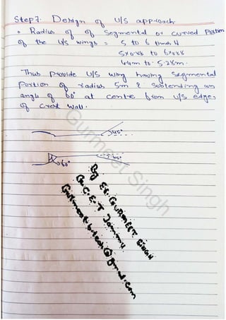 Design of sarda fall full problem solved | PDF