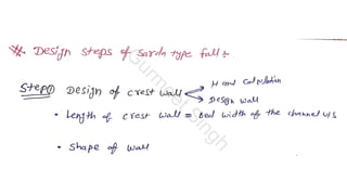 Design of sarda fall full problem solved | PDF