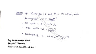 Design of sarda fall full problem solved | PDF
