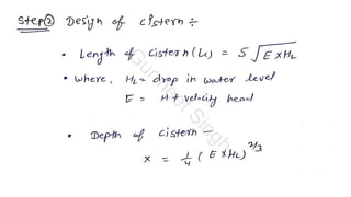 Design of sarda fall full problem solved | PDF