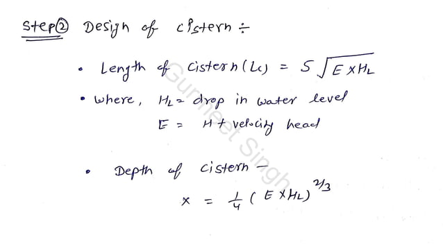 Design of sarda fall full problem solved | PDF
