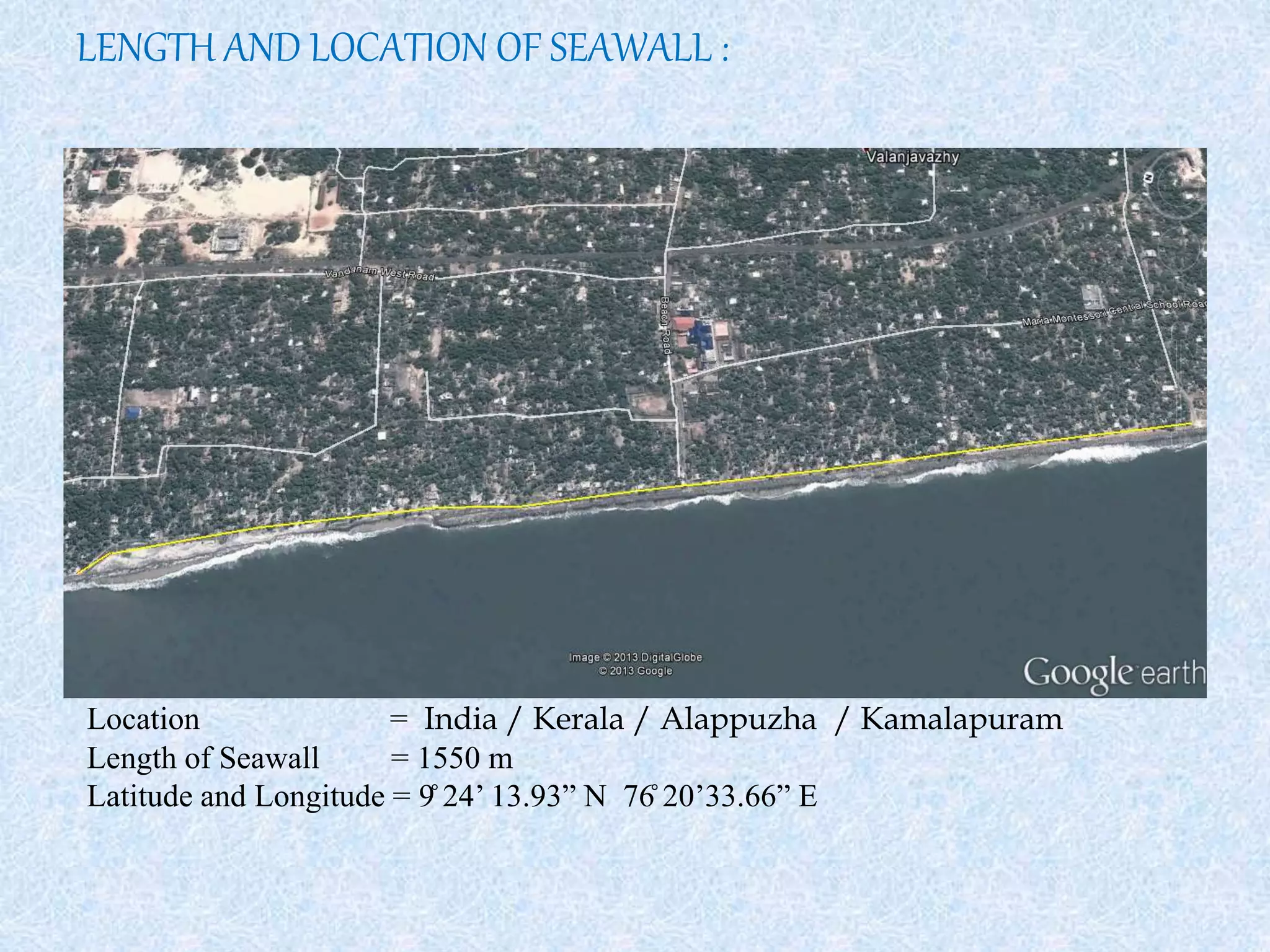 Design of Rubble Mound Seawall | PPTX