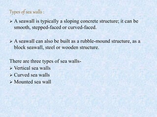 Design of Rubble Mound Seawall | PPTX