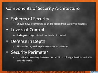 Design of security architecture in Information Technology | PPTX ...