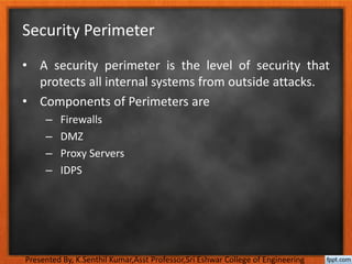 Design of security architecture in Information Technology | PPTX ...
