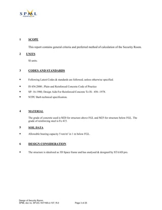Design of security room | PDF