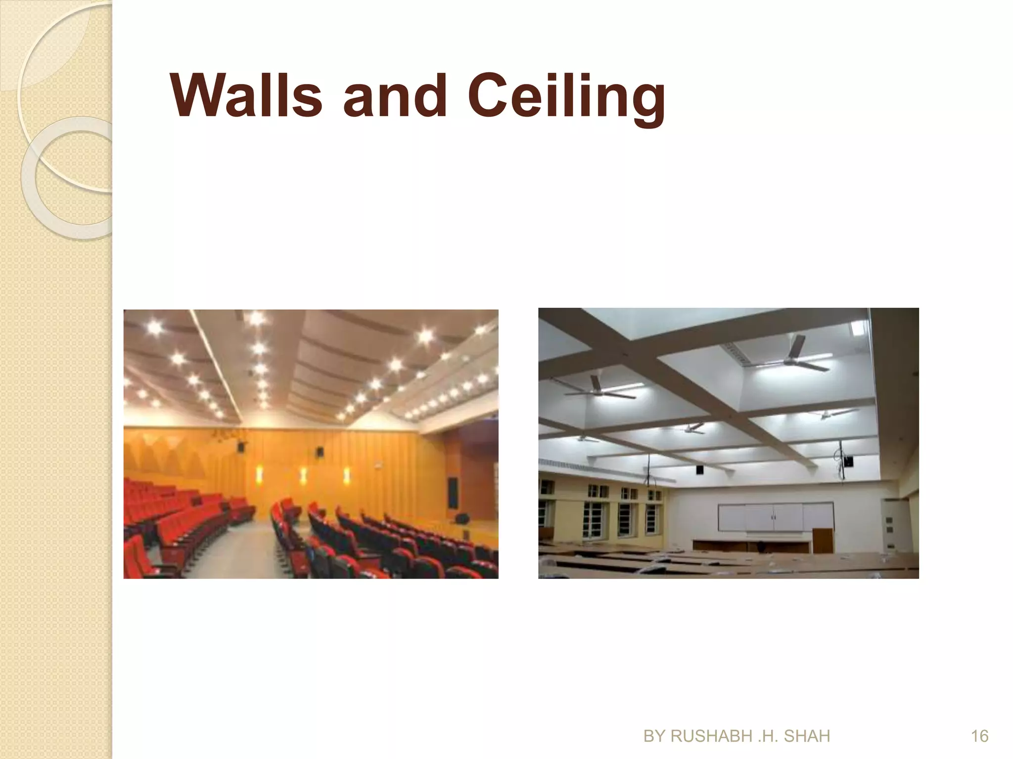 Design of seminar hall | PPTX