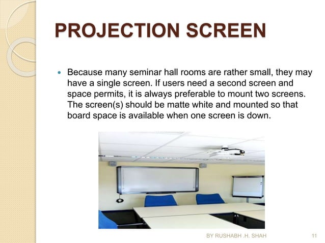 Design of seminar hall | PPTX