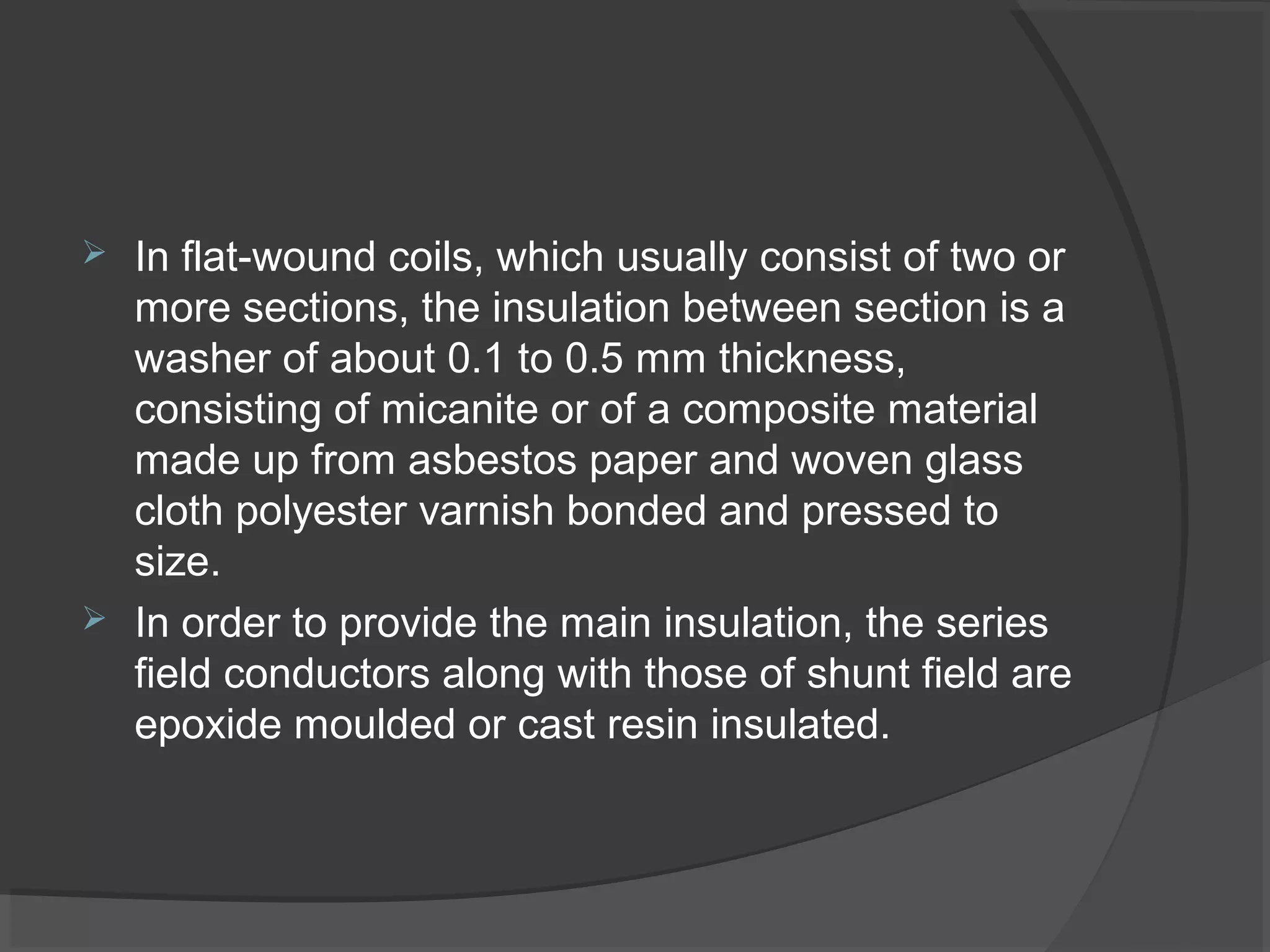 Design of series field winding in d.c. machine | PPT