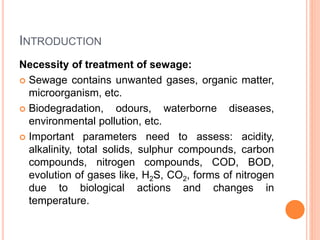 Design of sewage treatment plant | PPTX