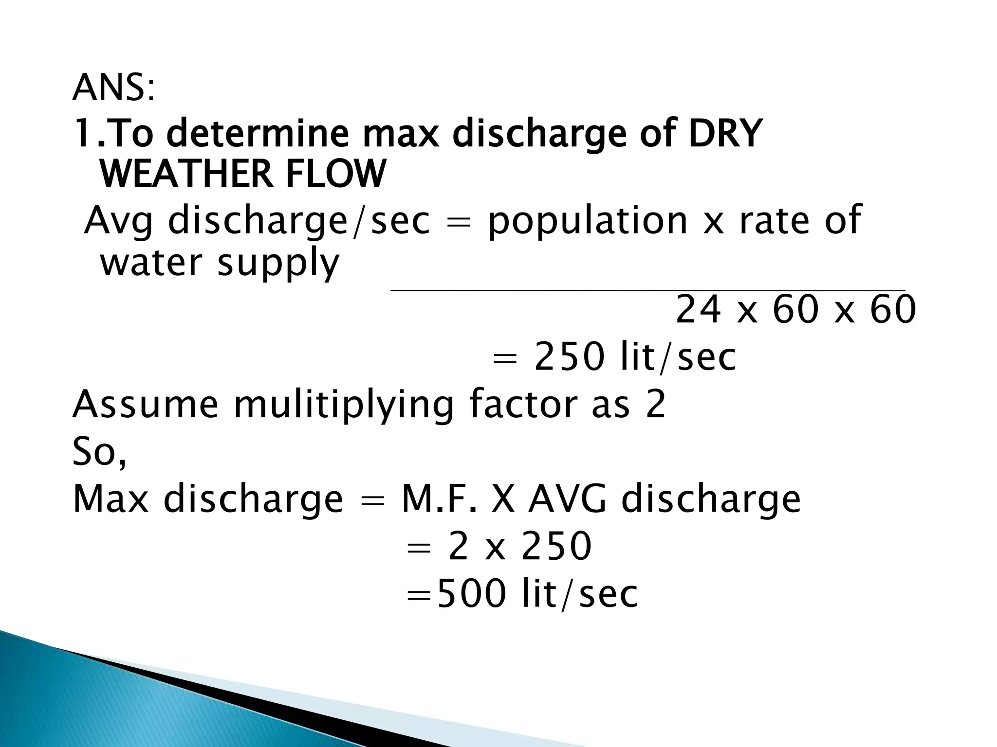 Design of sewer | PPTX