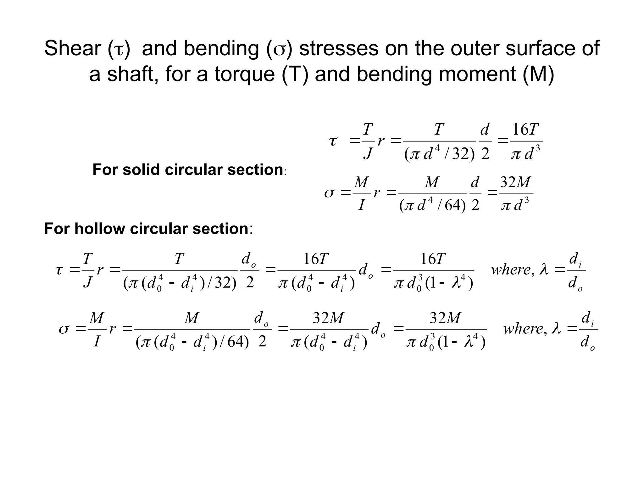 Designing rotating shafts for machinery. | PPT