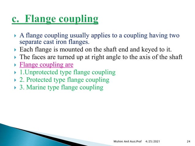 Design of shaft couplings | PPTX | Physics | Science
