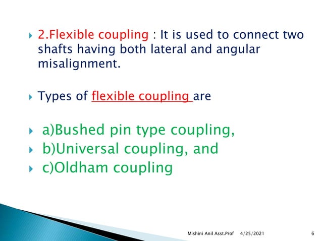 Design of shaft couplings | PPTX | Physics | Science
