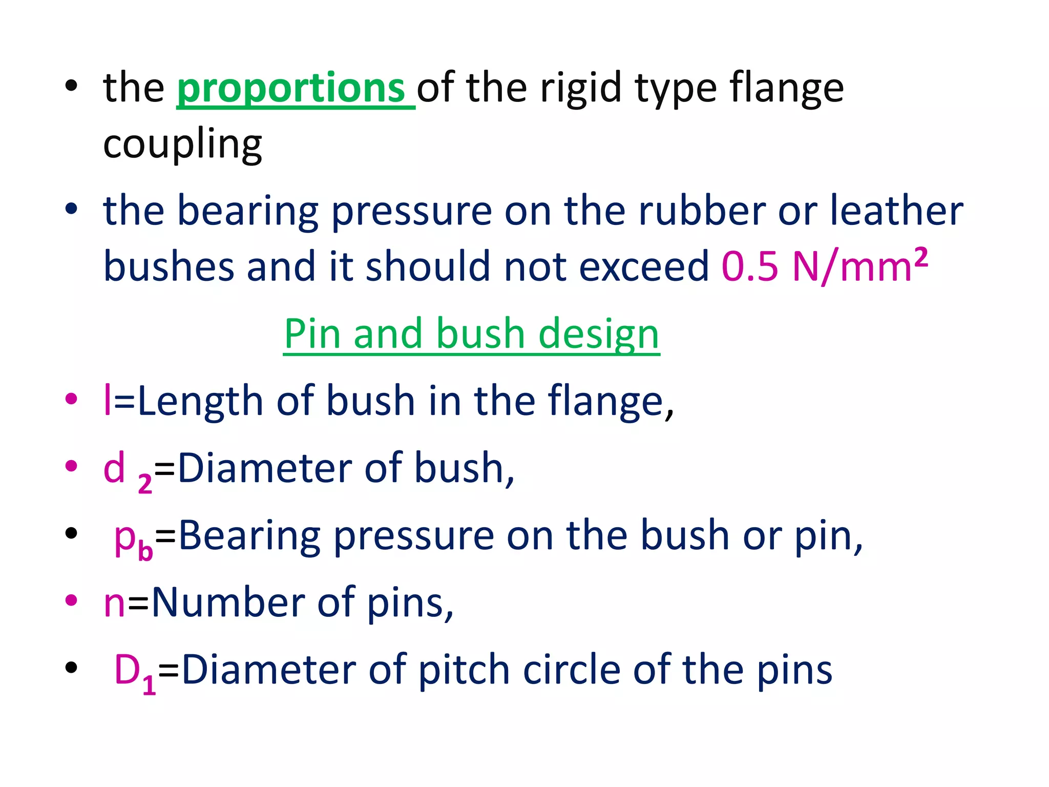 Design of shafts couplings ppt | PPTX