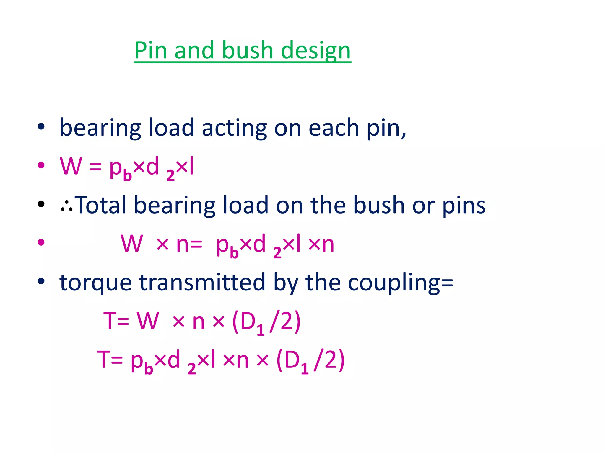 Design of shafts couplings ppt | PPTX