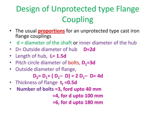Design of shafts couplings ppt | PPTX