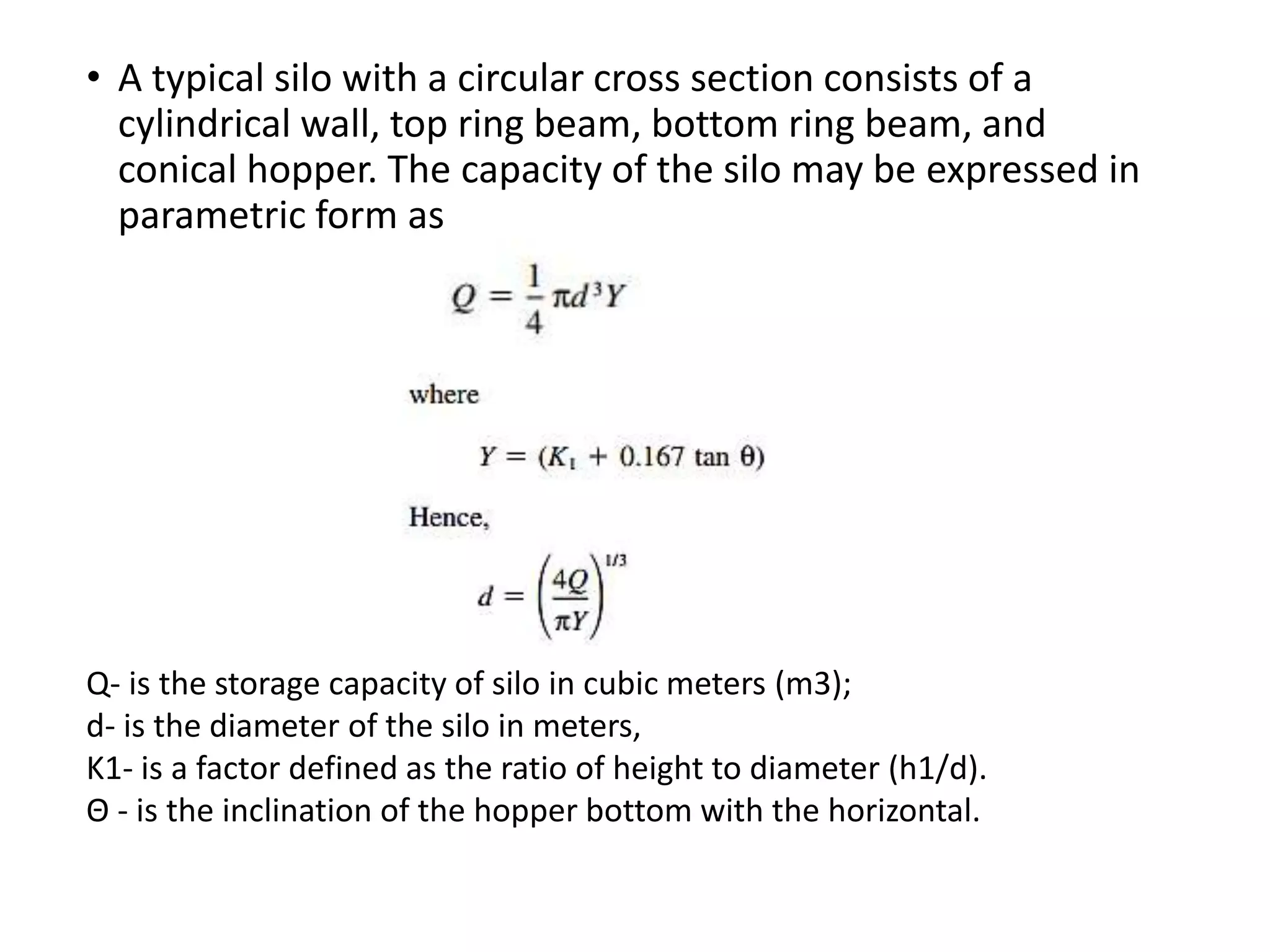 Design of silo | PPTX
