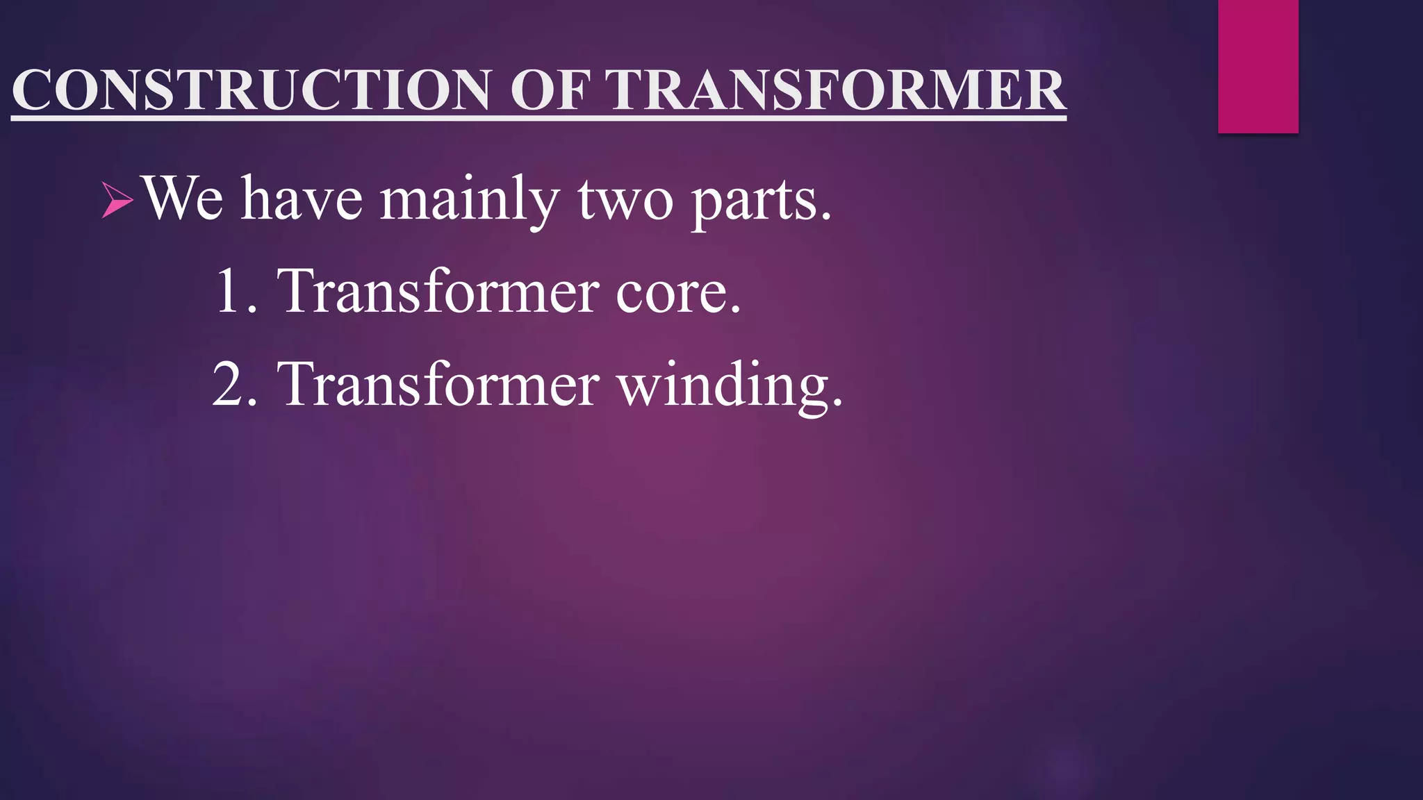 Design of single phase transformer.pptx