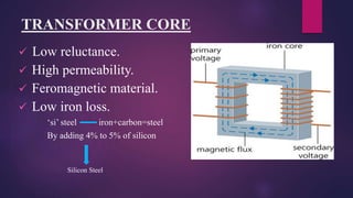 Design of single phase transformer.pptx