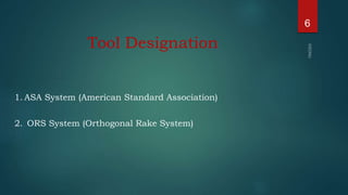 Design of single point cutting tool | PPTX