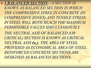 Design of singly reinforced. | PPSX