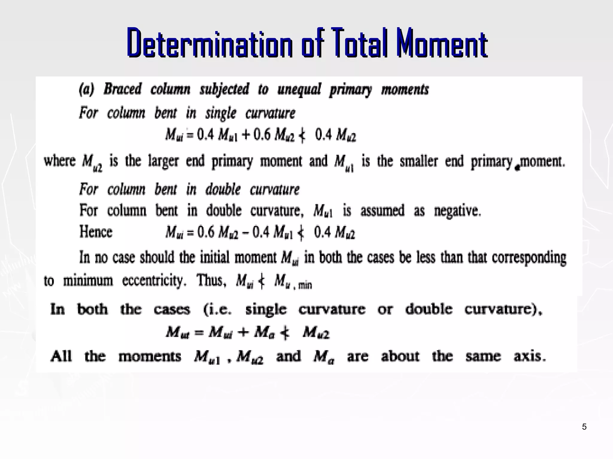 Design of slender columns as per IS 456-2000 | PPT
