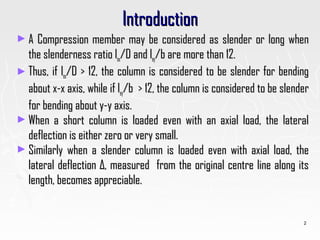 Design of slender columns as per IS 456-2000 | PPT