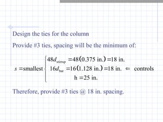 design of slender columns(Problem) very helpful.ppt