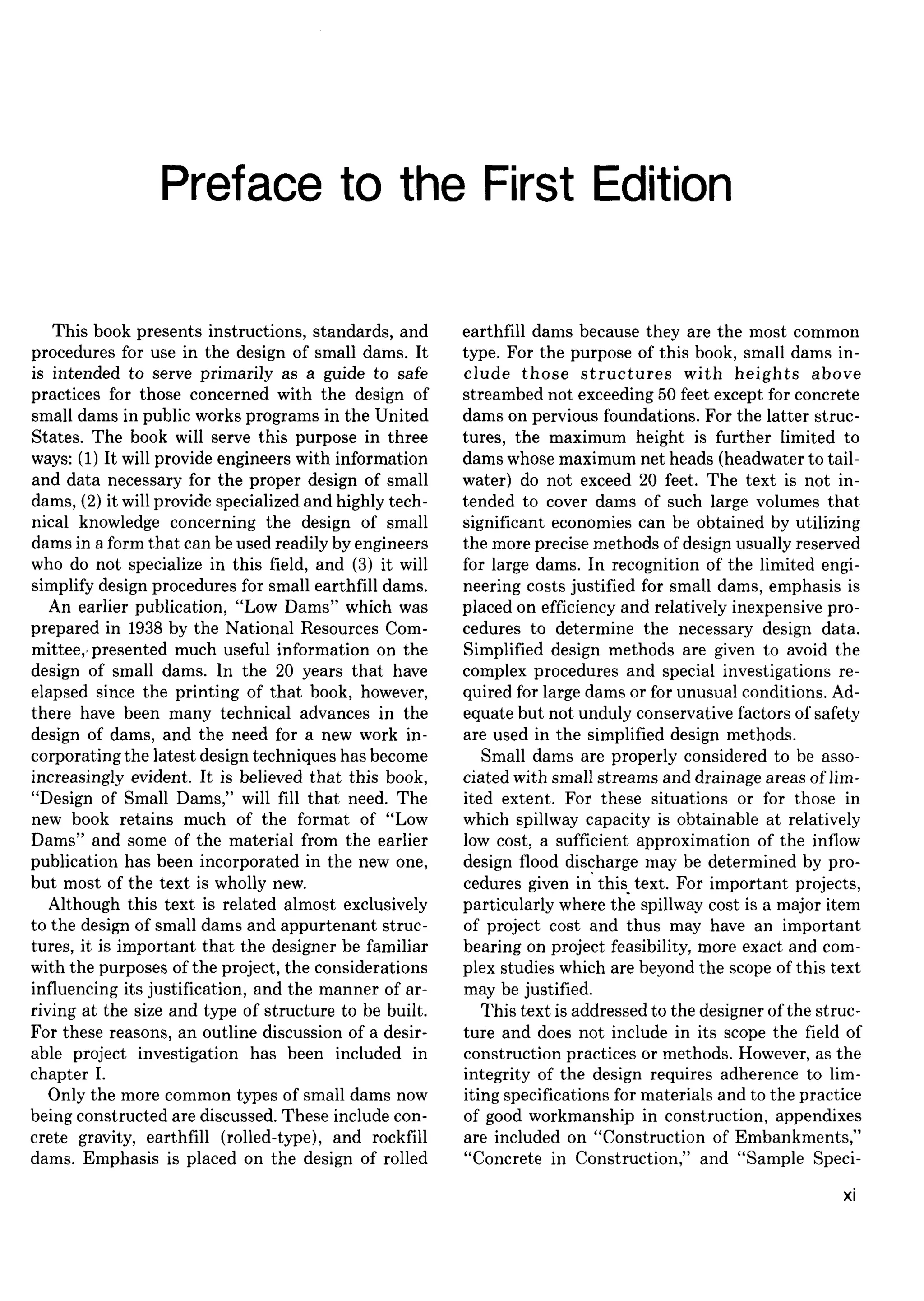 Design of small dams | PDF