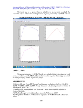 Design of solid shafts using matlab | PDF