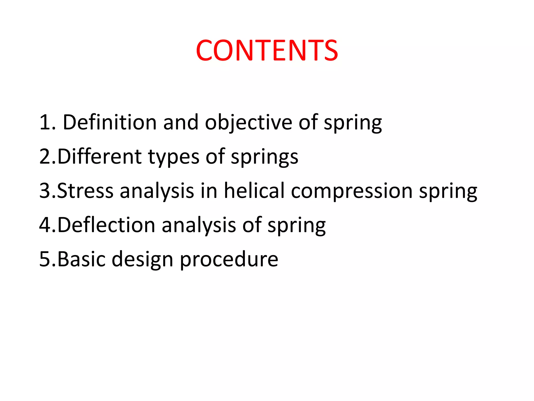 Design of springs | PPTX
