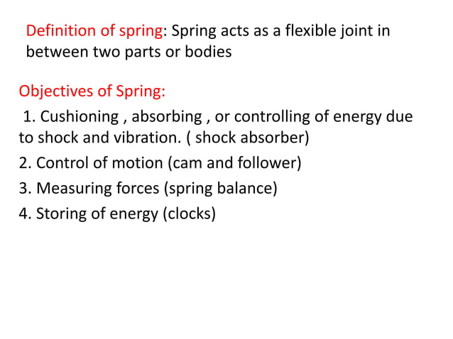 Design of springs | PPTX