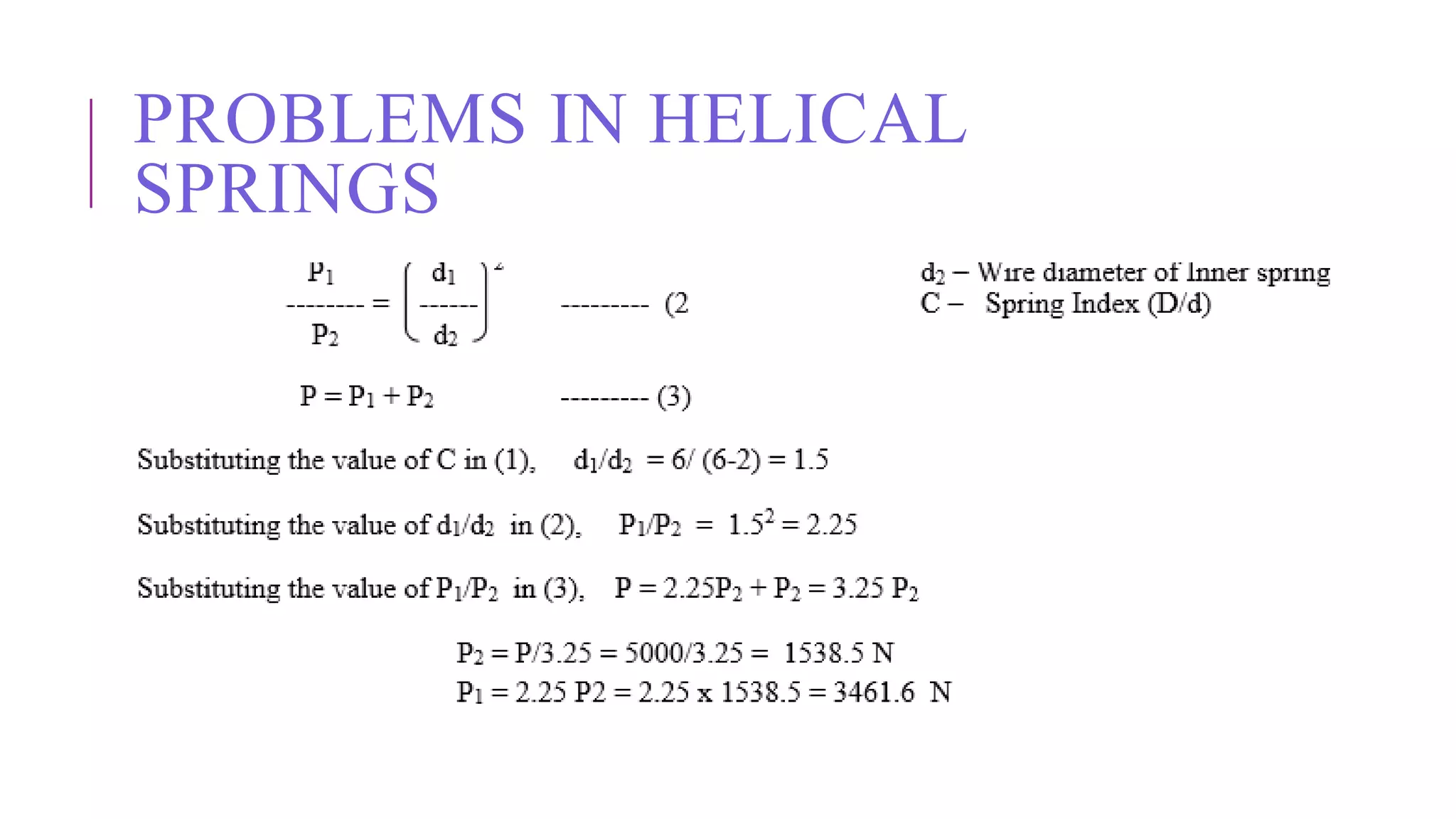 Design of springs and levers | PPTX