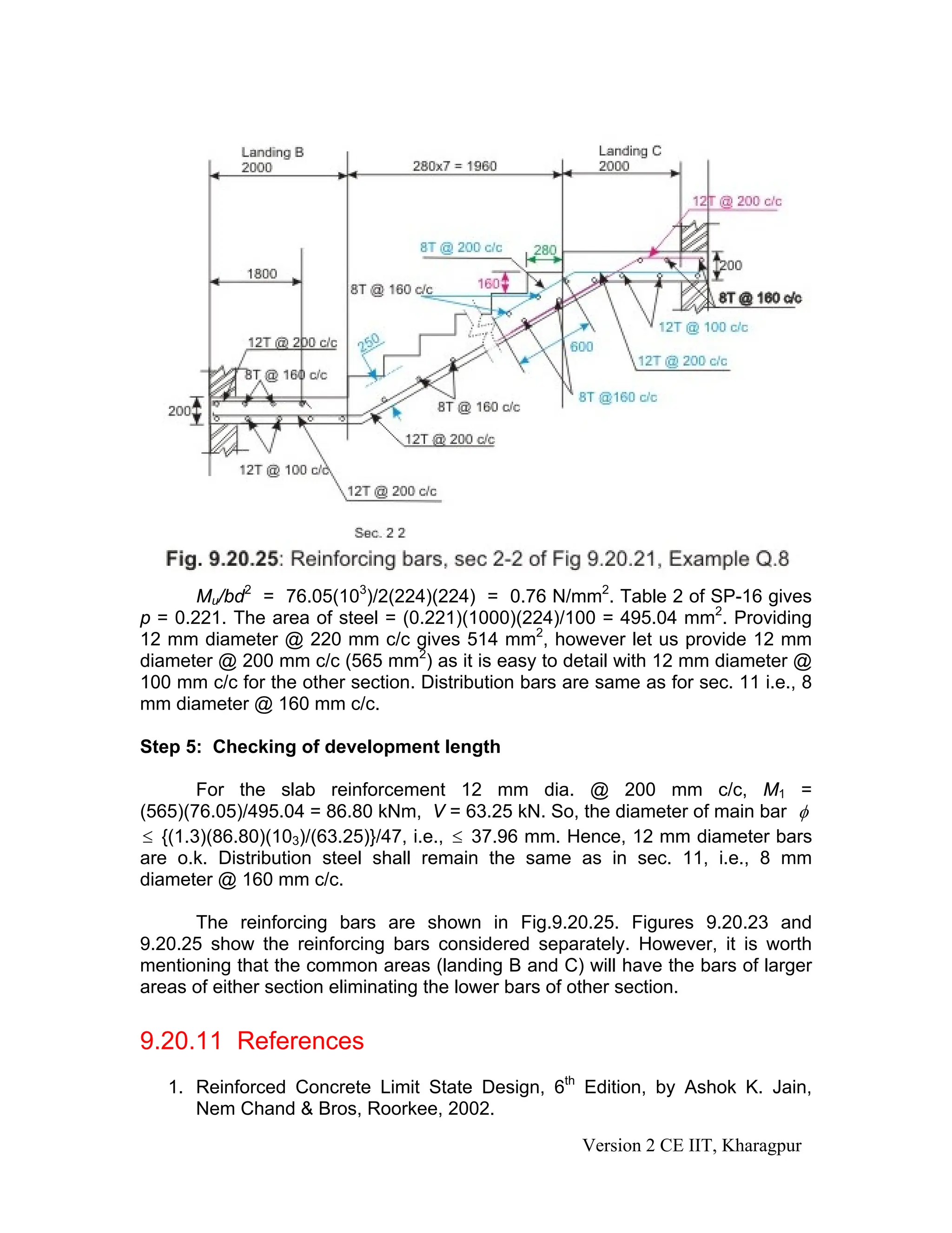 Design of Reinforced Concrete Stair Case | PDF