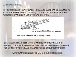 Design of staircases | PPTX
