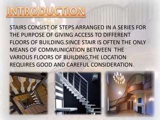 Design of staircases | PPTX