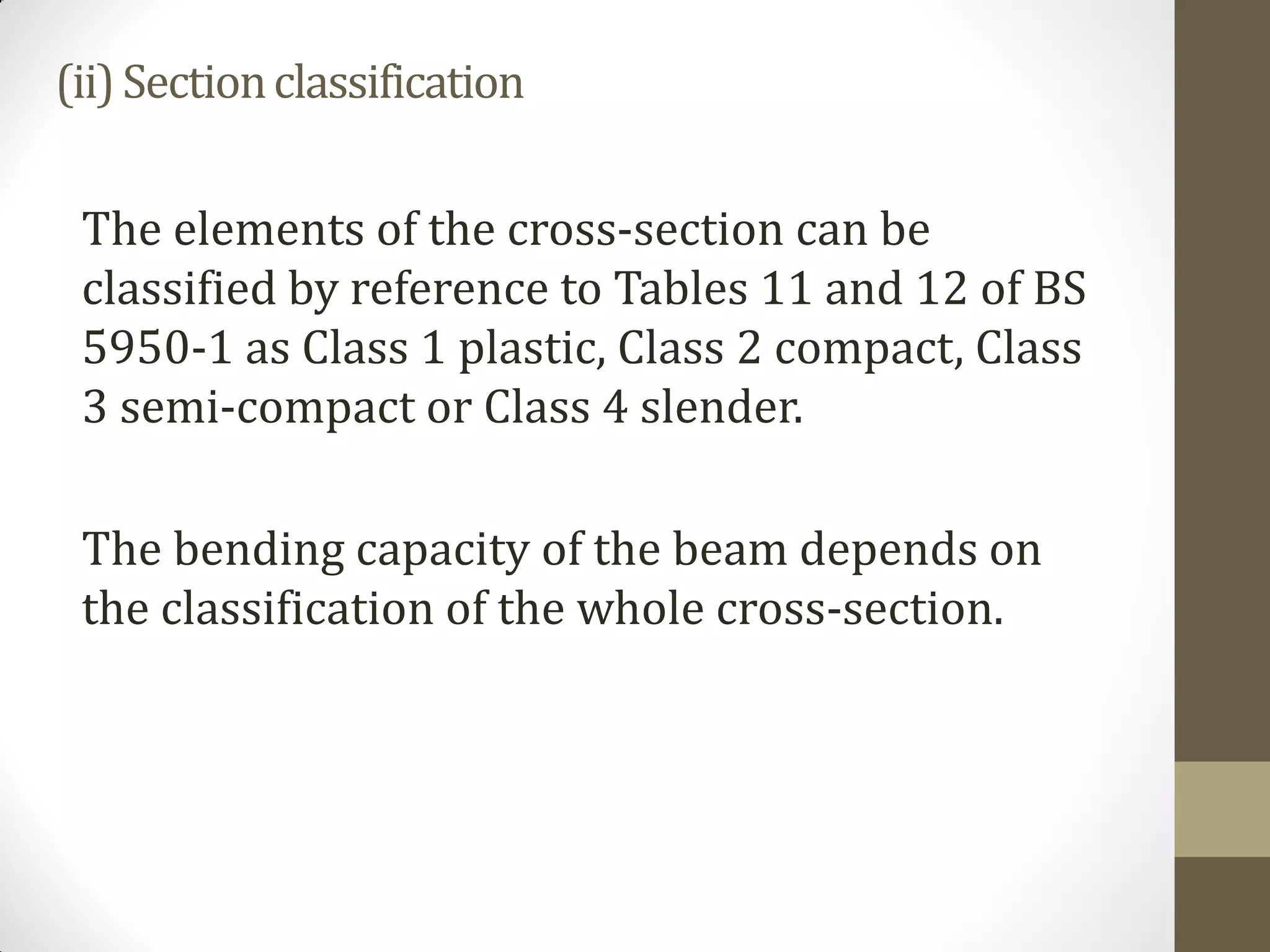 Design of steel beams | PDF
