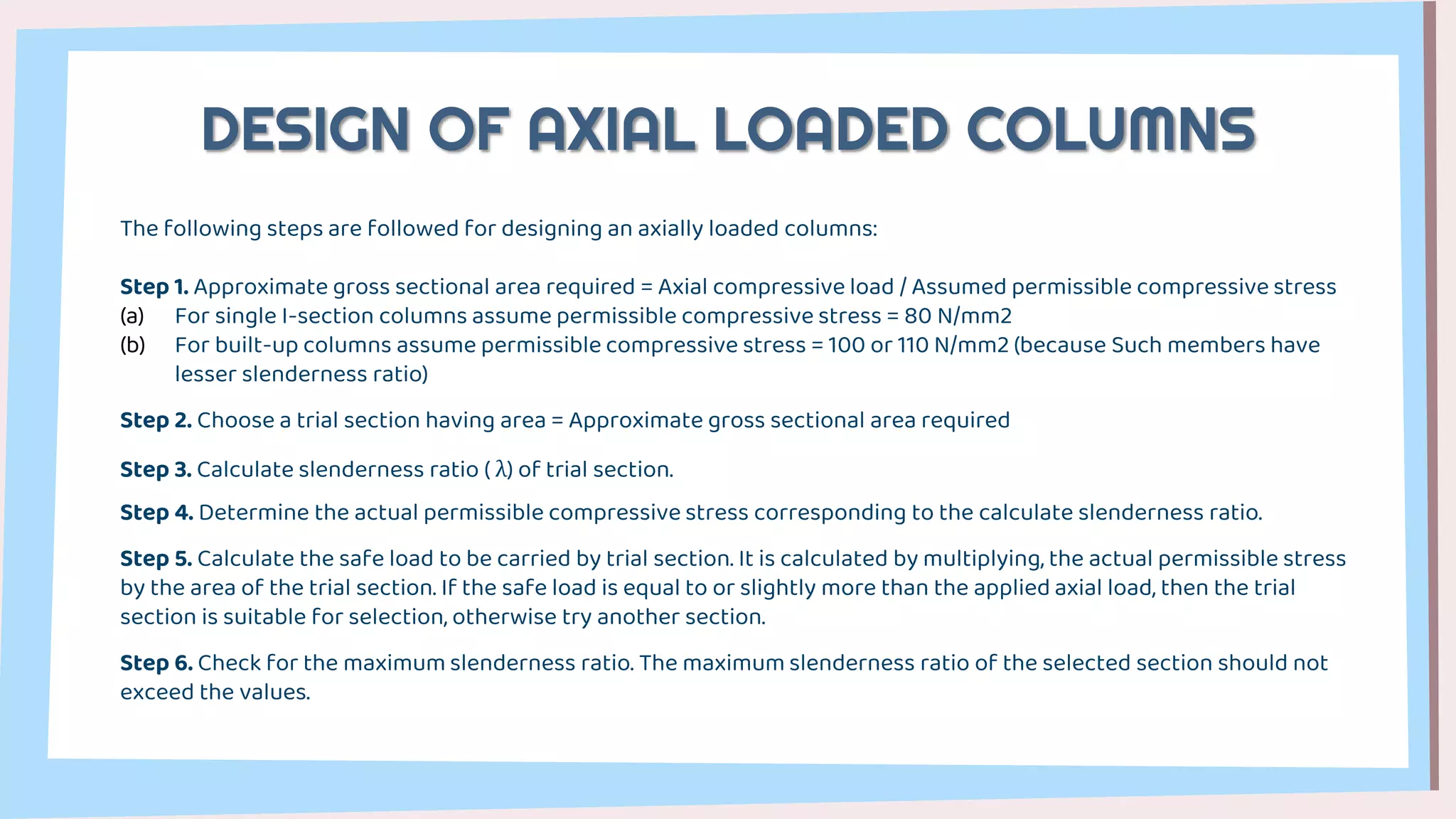 DESIGN OF STEEL COLUMN.pptx