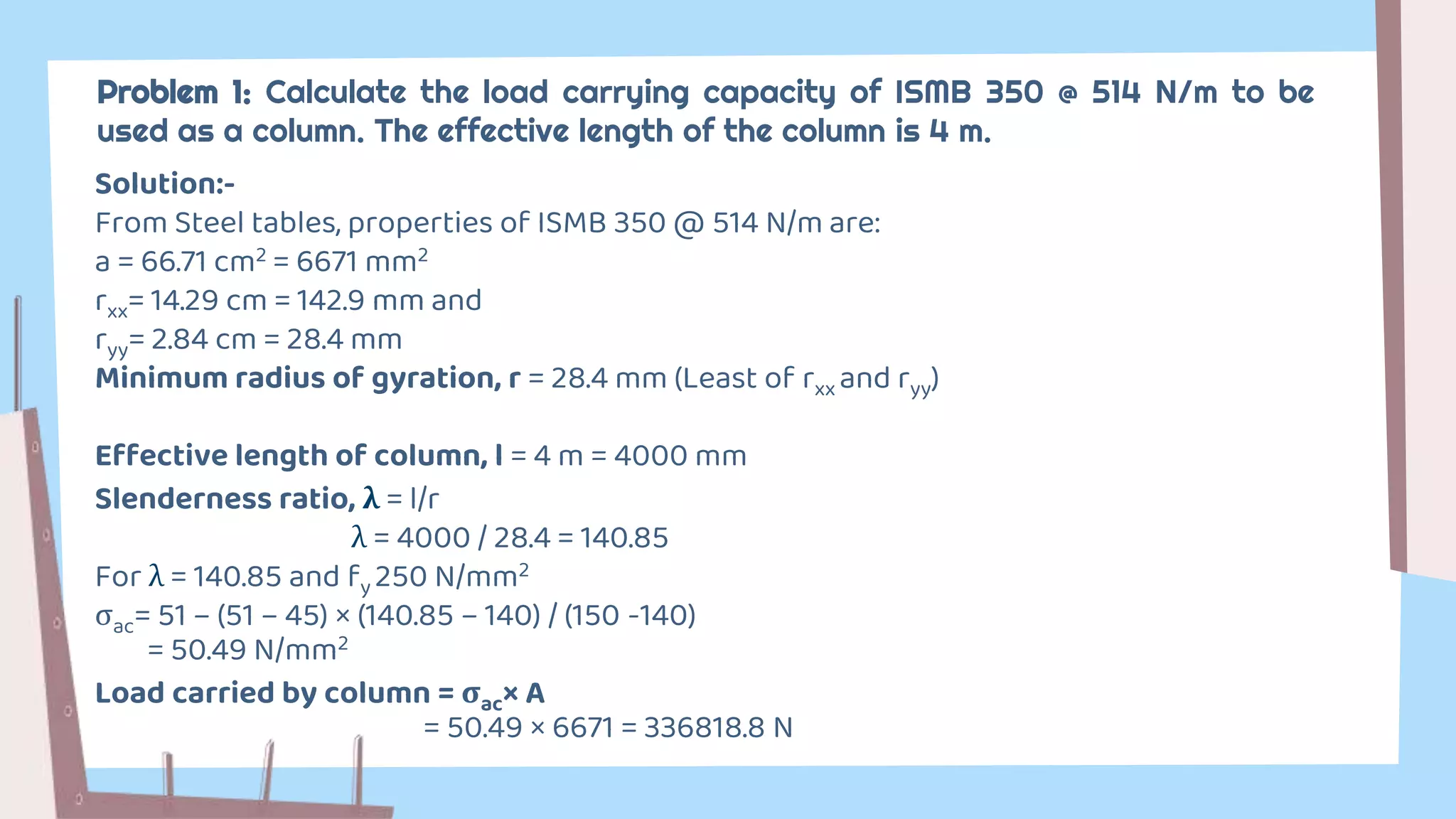 DESIGN OF STEEL COLUMN.pptx