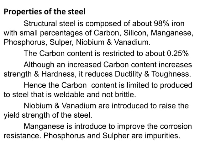 Design of steel structural elements | PPTX