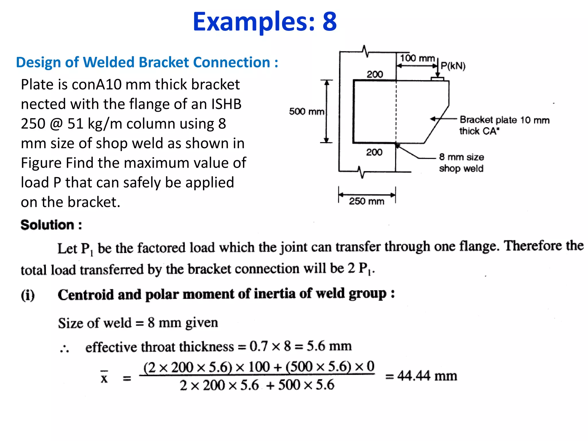 Design of steel structure as per is 800(2007) | PPTX