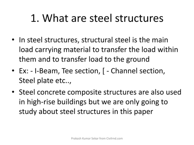 Design of steel structures Introduction | PPSX