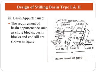 Design of stilling basin and roughness devices | PPTX