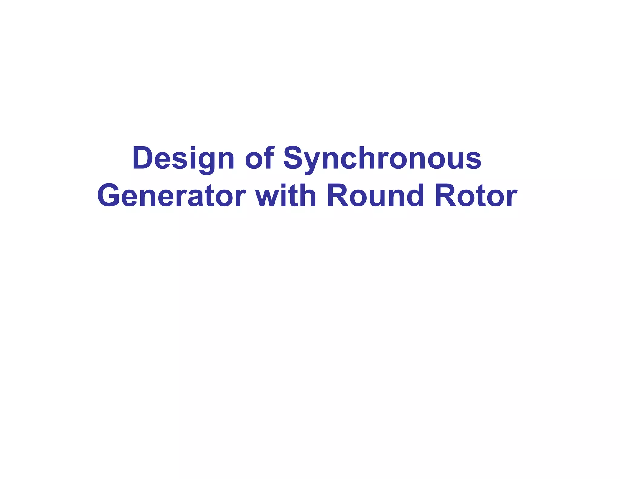 Design of Synchronous machine.pdf