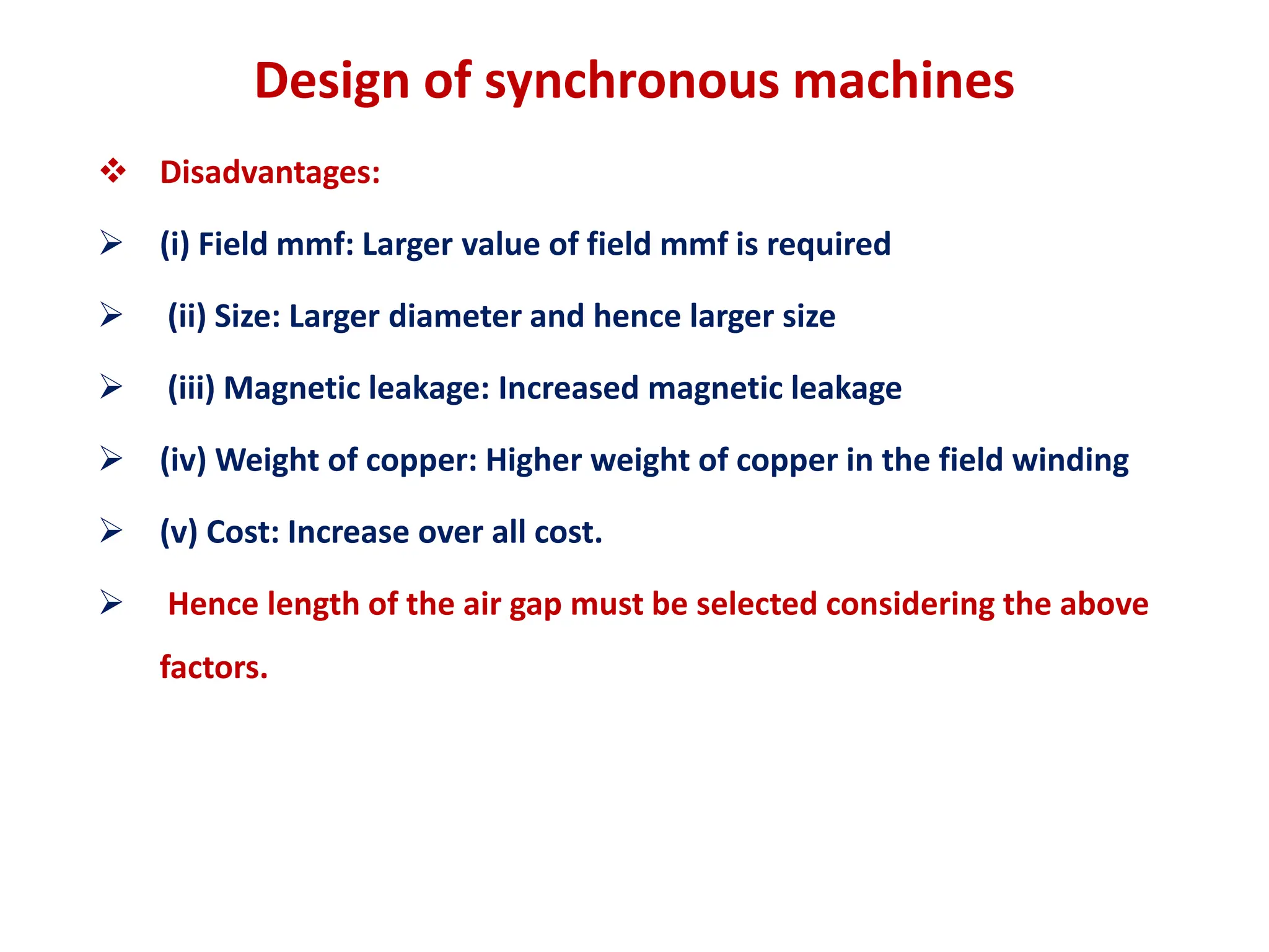 Design Of Synchronous Machines, Synchronous Generator | PDF