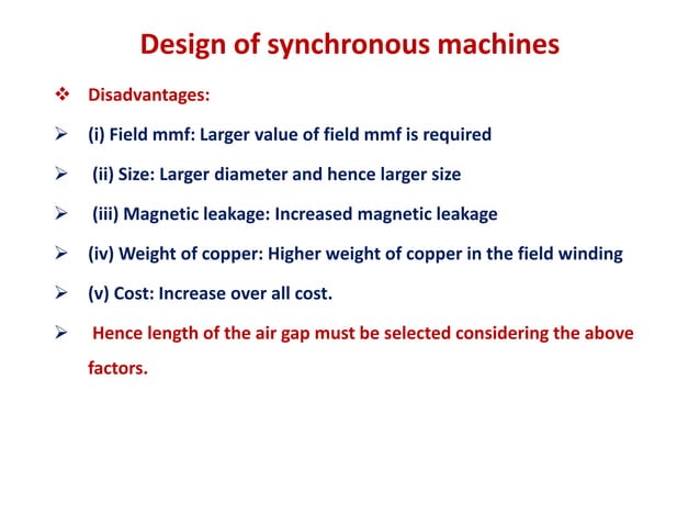 Design Of Synchronous Machines, Synchronous Generator | PDF