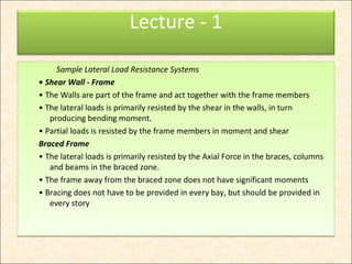 Design of tall buildings lecture-1-part-2-dr-shafiul-bari-sir | PPT